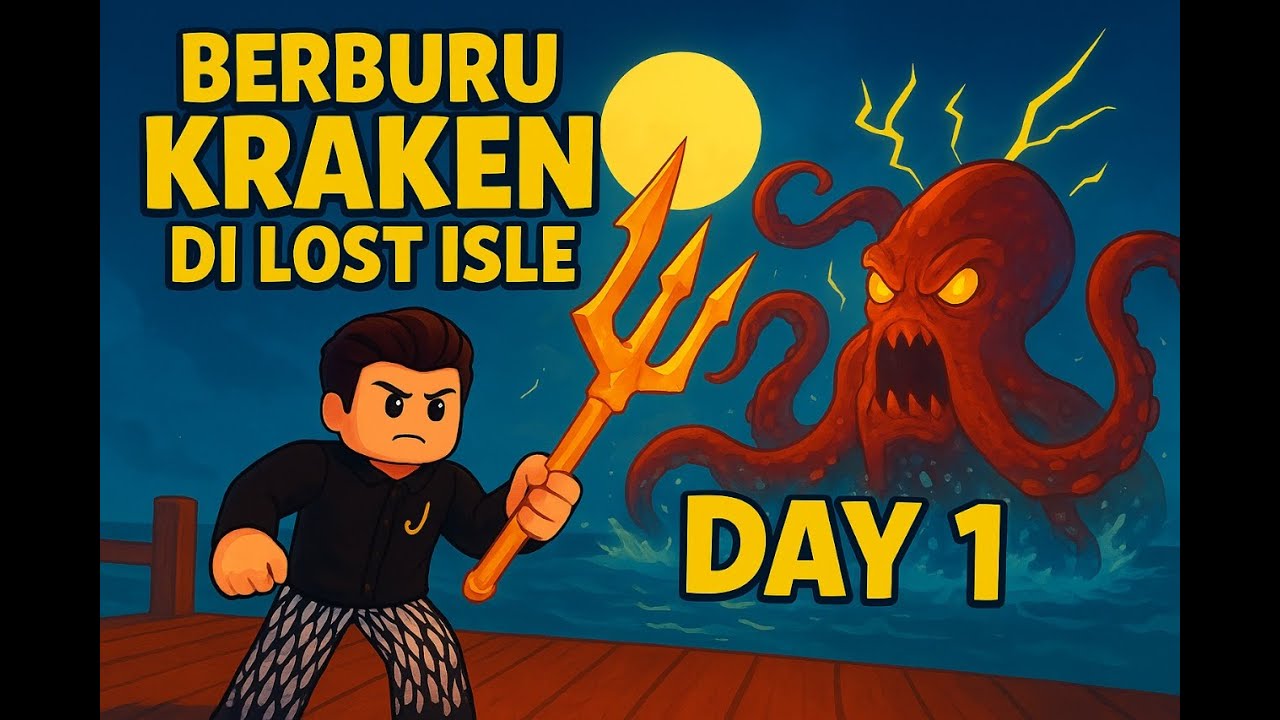 [LIVE🔴] Berburu Kraken di Lost Isle! 🐙 Ngekost di Patung Sisyphus ...