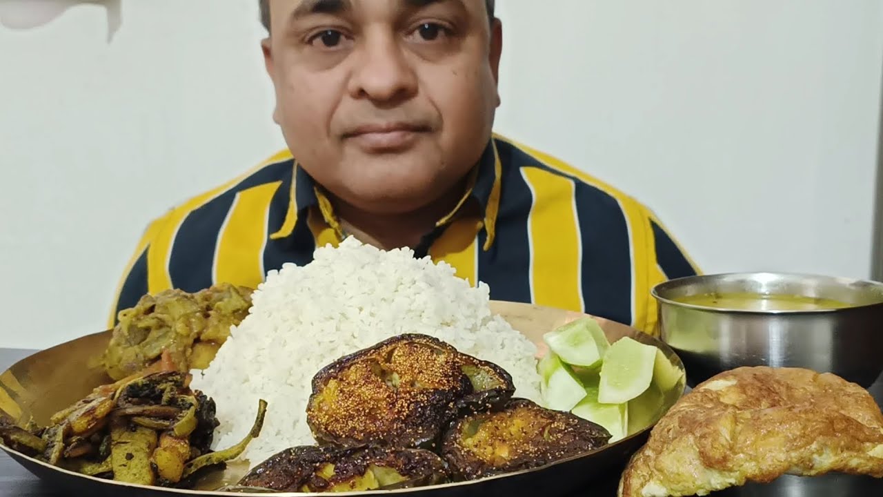 ASMR EATING SHOW | BANGALI EATING SHOW | INDIAN LUNCH EATING | MUKBANG ...