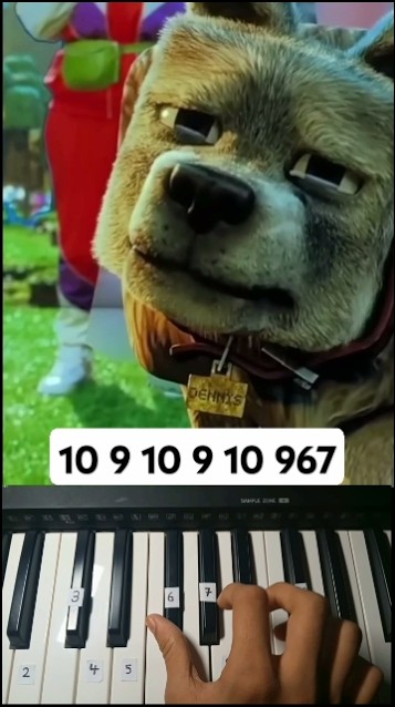 Steve's Dennis the Dog Goodbye Song - Piano Tutorial #shorts - YouTube