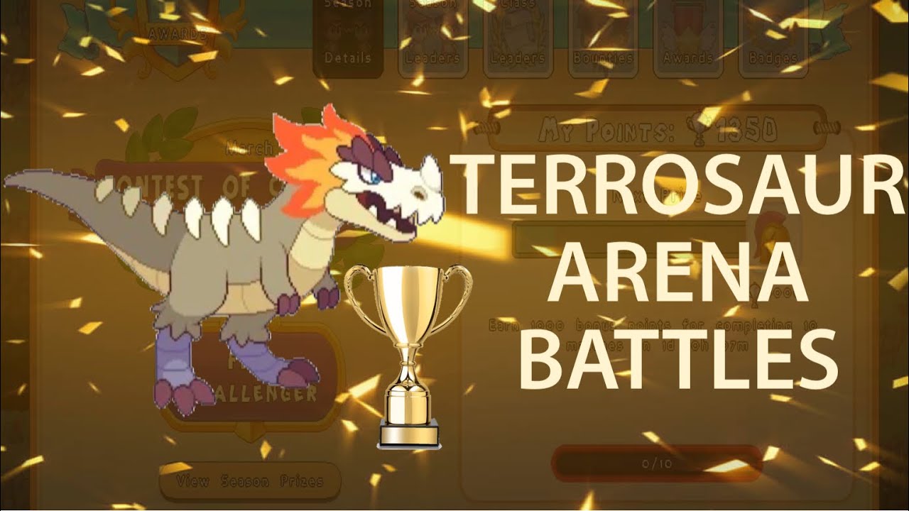 BATTLING IN THE PRODIGY ARENA with the LEGENDARY TERROSAUR - YouTube