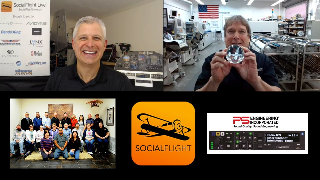 SocialFlight Live! Aircraft Audio with Mark Scheuer, Founder of PS ...