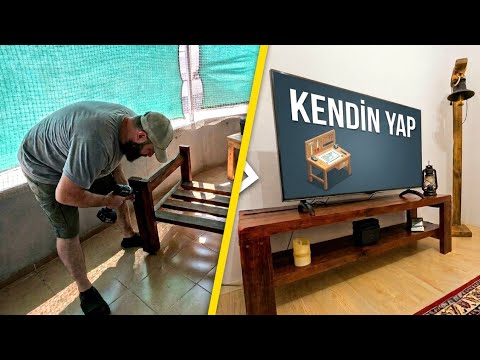 ESKİ KOLTUKTAN TV ÜNİTESİ YAPTIM:KENDİN YAP