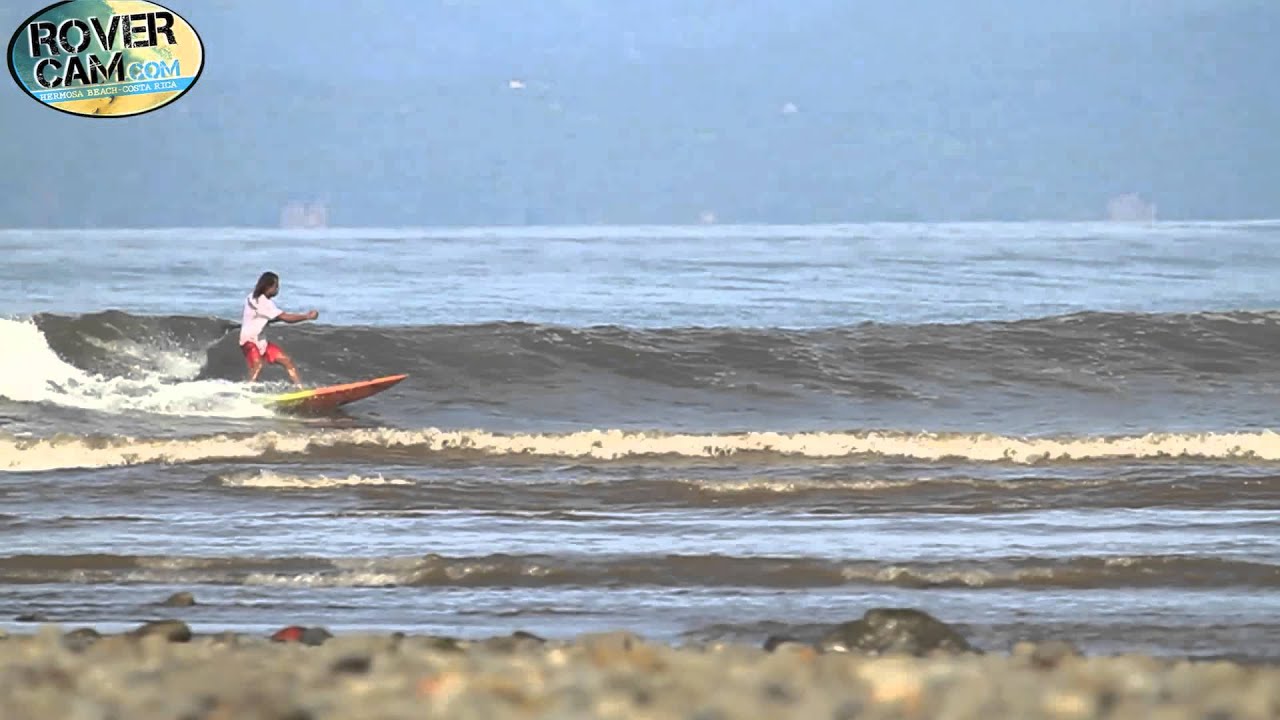 Surfing at Boca Barranca, Costa Rica 8/22/13 - YouTube