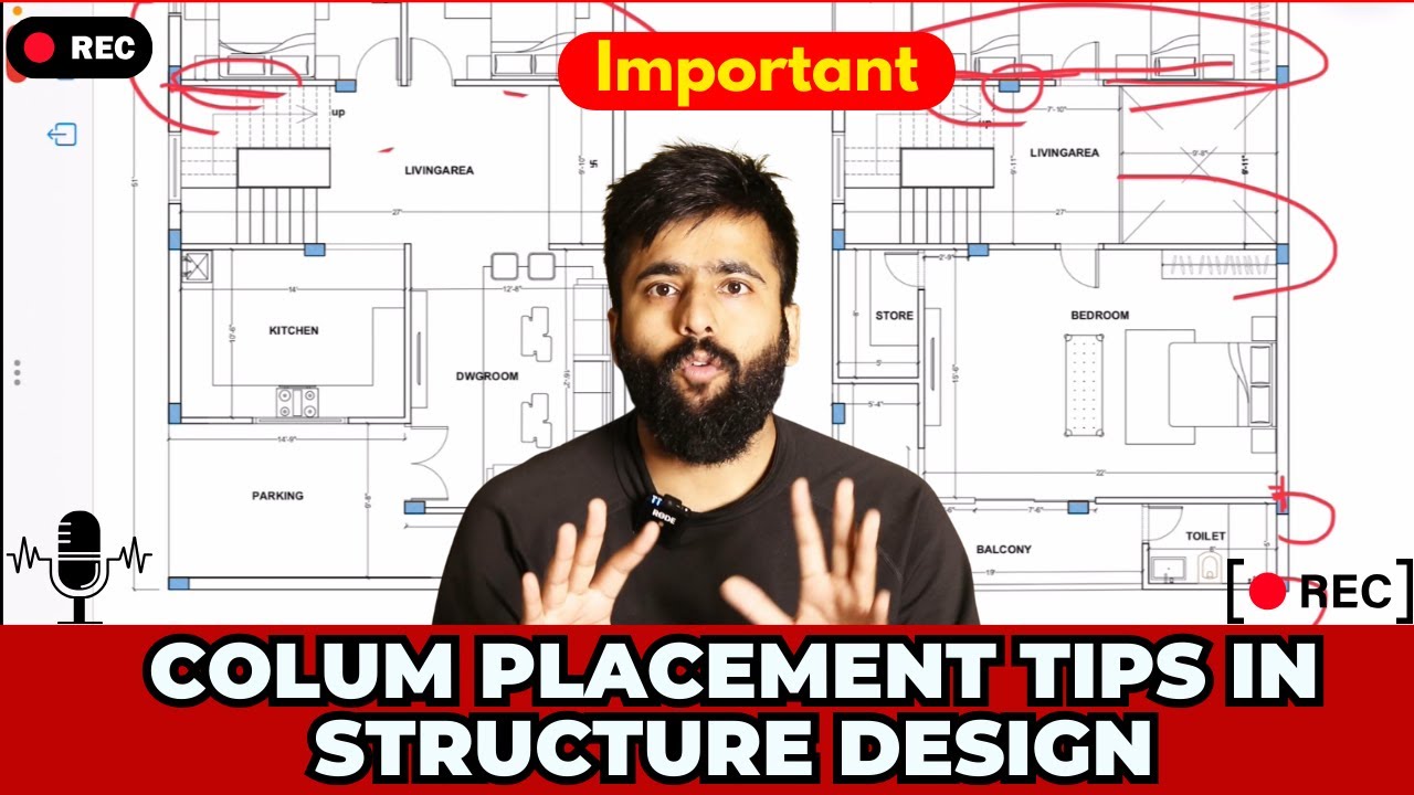 Coloum Placements Tips In Structure Design - YouTube