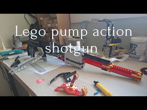 lego technic pump action shotgun - YouTube