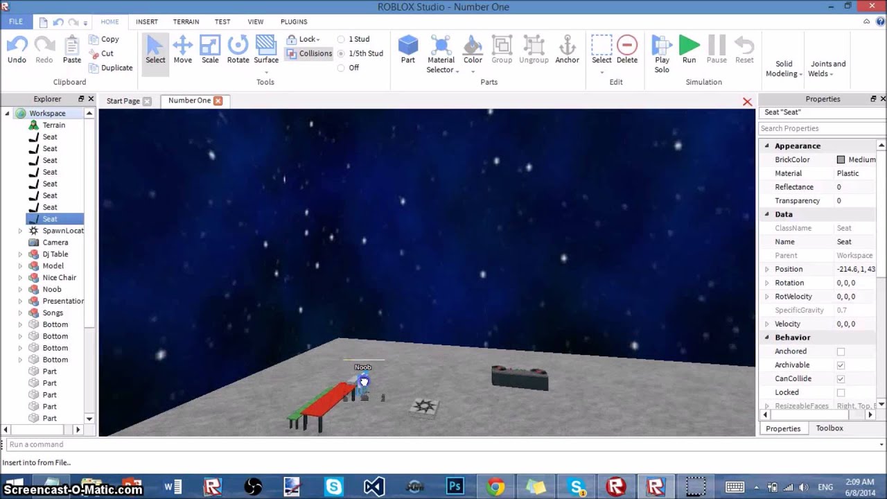 ROBLOX Seat Building Tutorial - YouTube
