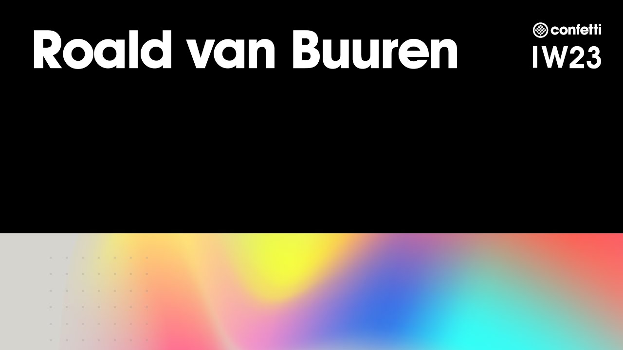 Roald Van Buuren @ IW23 - YouTube