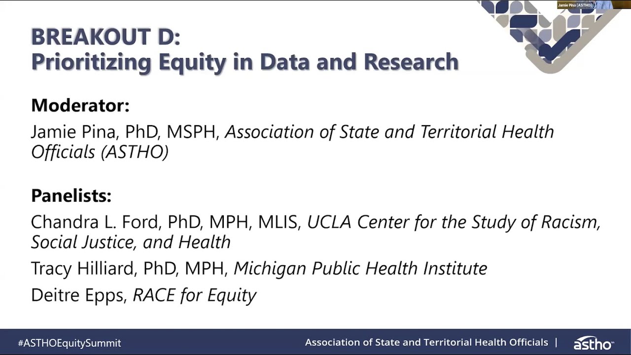 Prioritizing Equity in Data and Research - YouTube