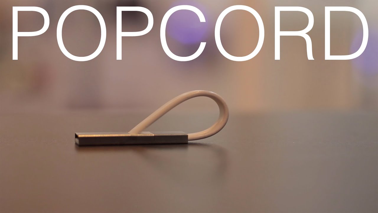 Popcord keyring charger at Gadget Show Live 2015 - YouTube