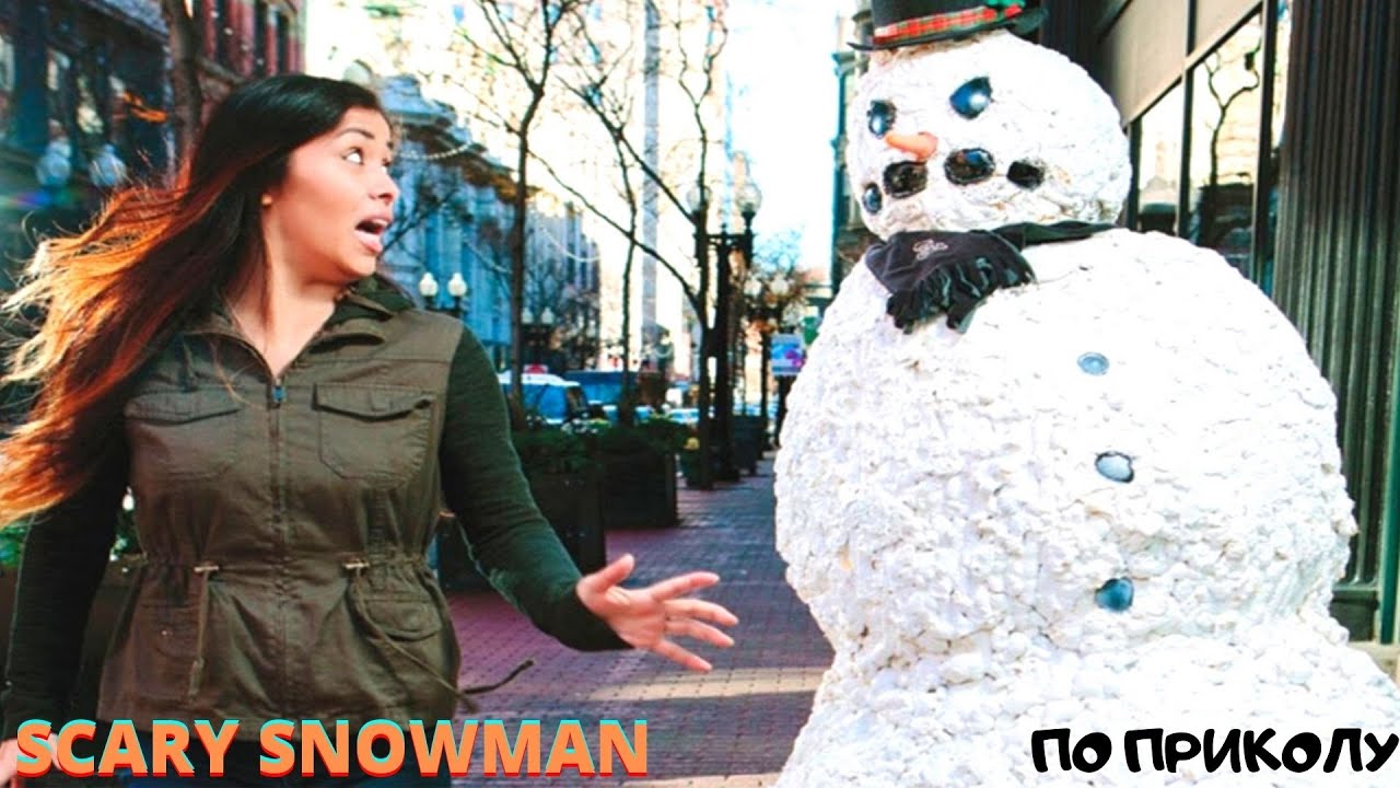 Funny Pranks Compilation | ПоПриколу | Funny Scary Snowman | Prank ...