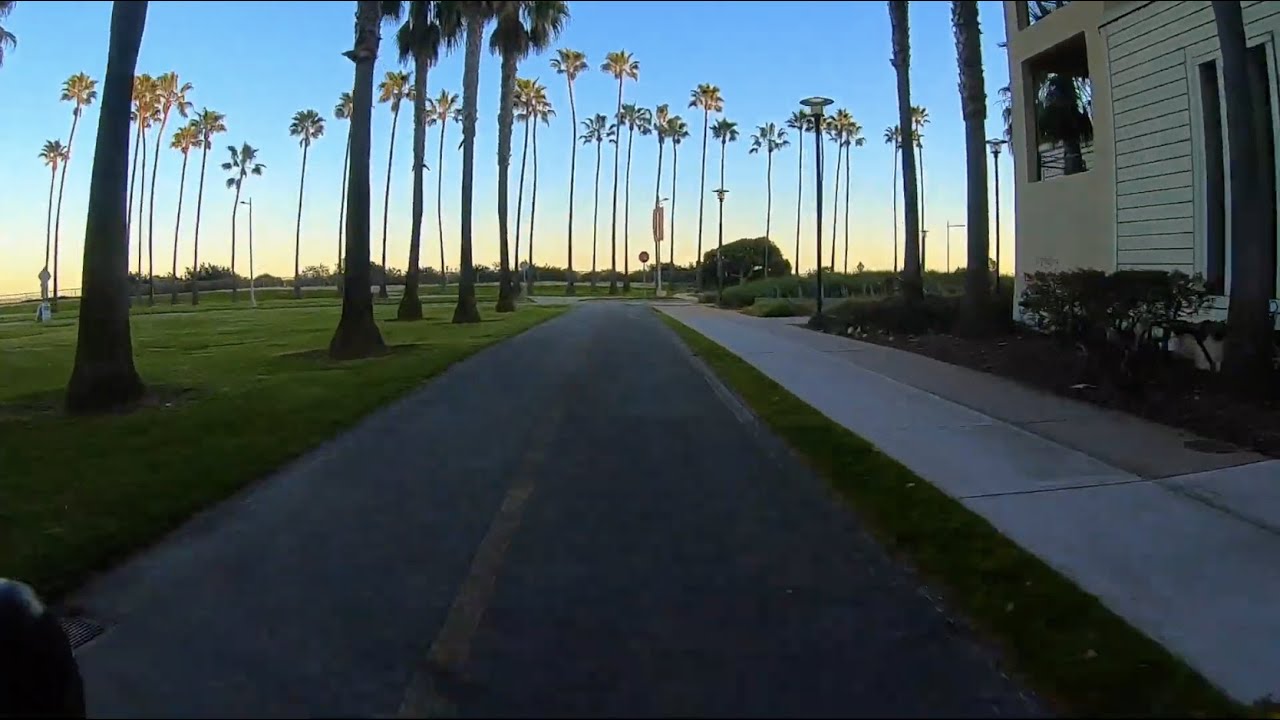Biking Obern Trail from Isla Vista through UCSB - YouTube