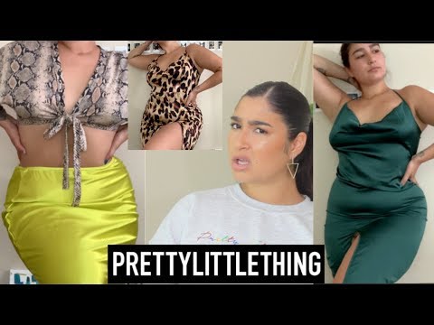 I TRIED PRETTY LITTLE THING FOR THE FIRST TIME...| Curvy Try-On Haul