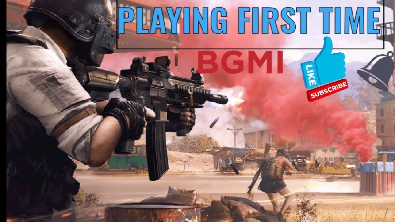 PLAYING FIRST TIME BGMI IN MOBILE - YouTube