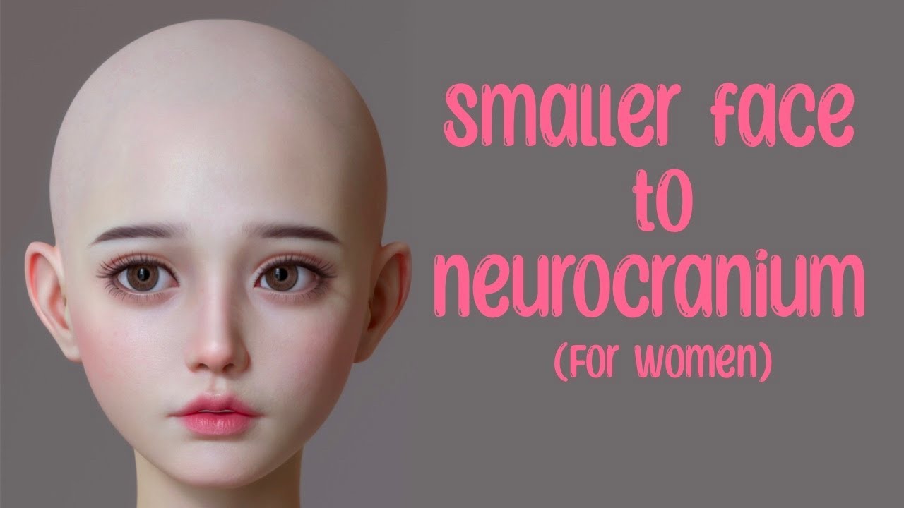 Smaller face to neurocranium ratio subliminal {MMM} formula - YouTube