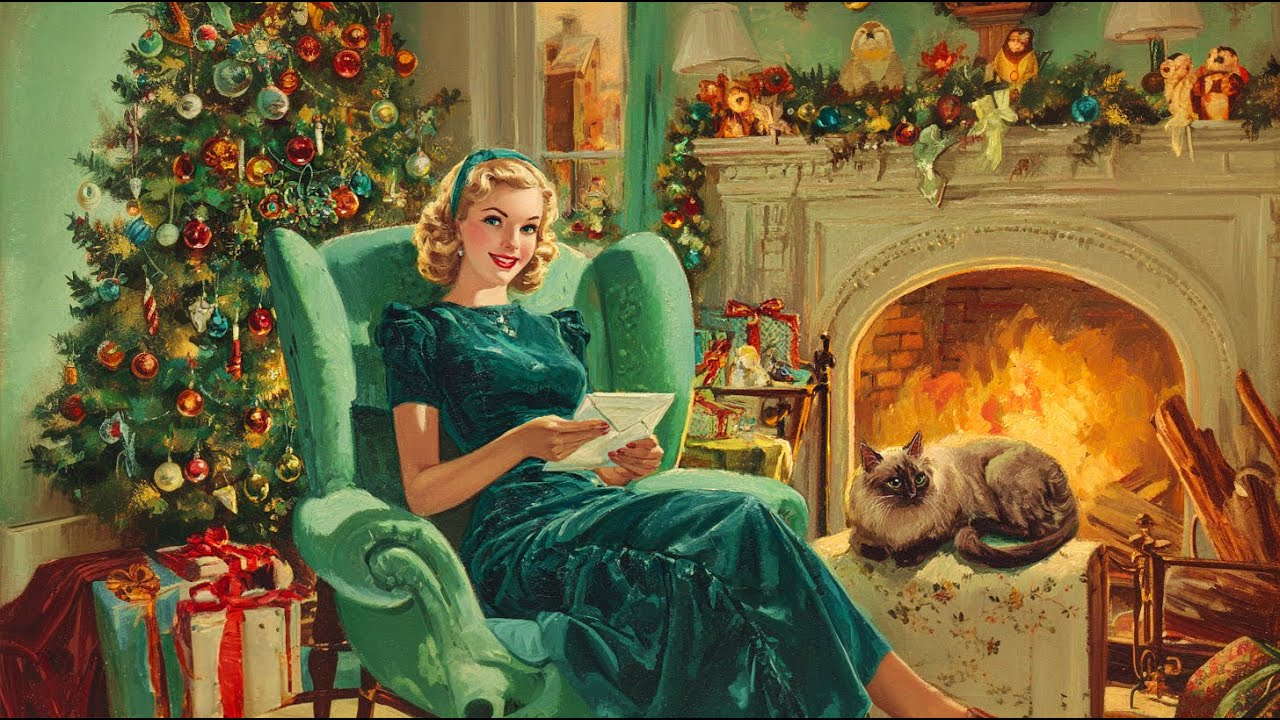 Retro Jazz Nostalgia 🎄 Cozy 1950's Christmas Ambience & Vintage Jazz ...
