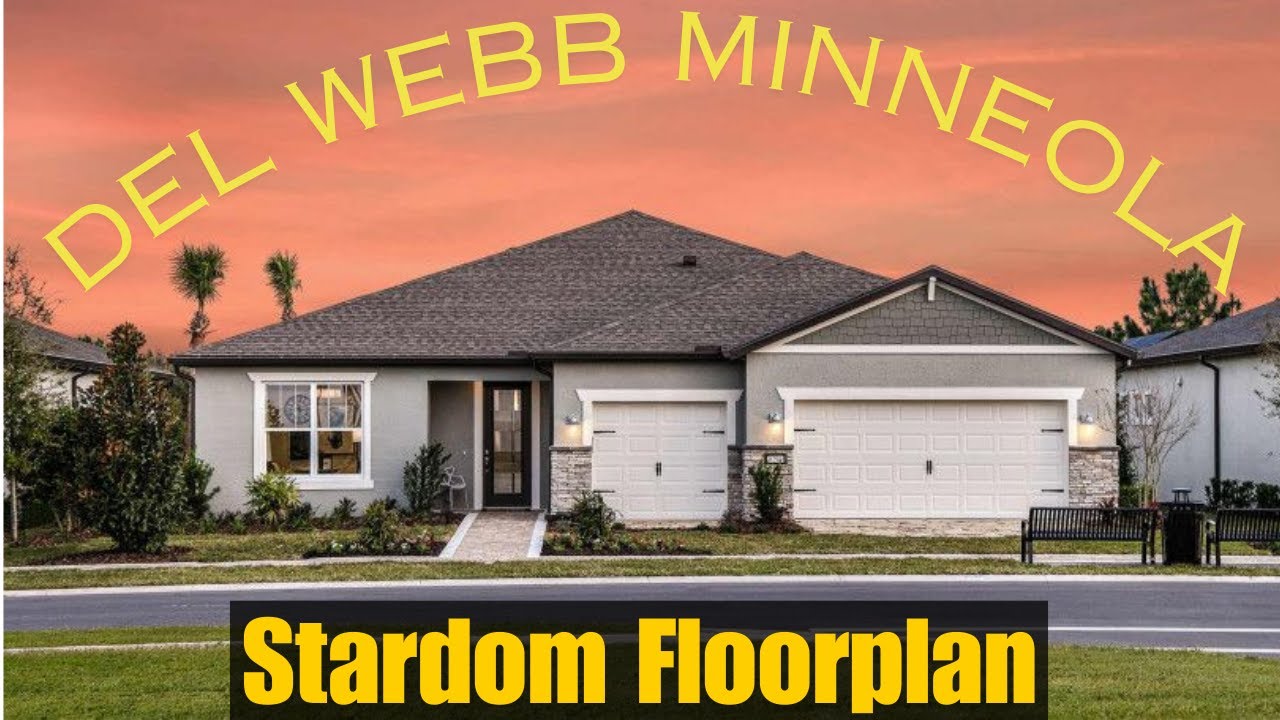 Stardom by Pulte | Luxury 55+ Home Tour in Del Webb Minneola, FL! - YouTube