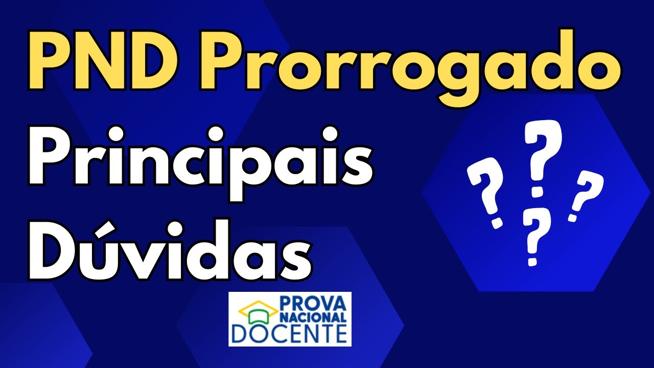 Prova Nacional Docente (PND): Tudo o que Você Precisa Saber! - YouTube