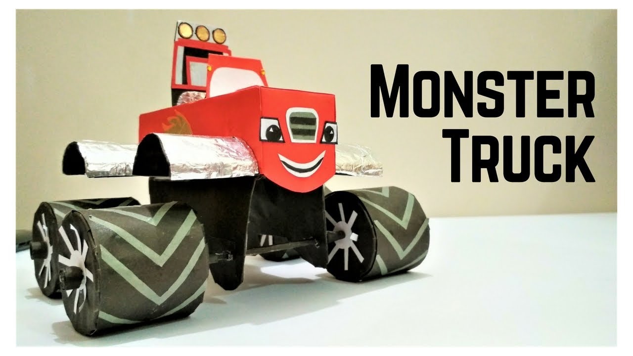 Monster Truck Dan How To Make A Paper Monster Truck DIY Monster Truck Monster Truck Dan How To Make A Paper Monster Truck DIY Monster Truck