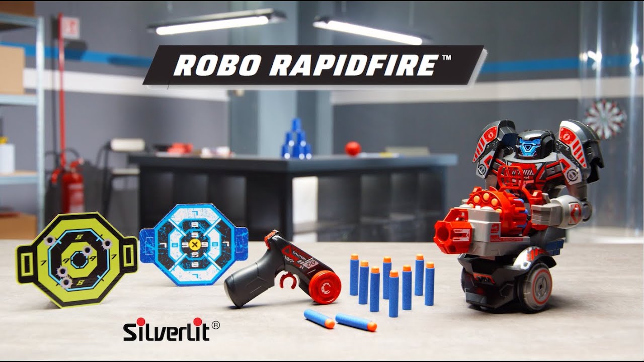 RC Robo Rapidfire - 2-in-1 Schietende Robot - YouTube