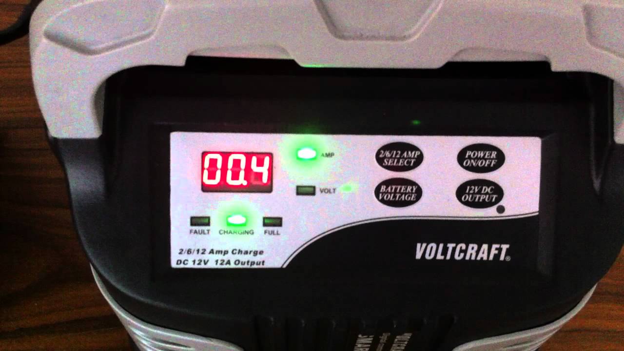 VOLTCRAFT Batterie 3-in-1 Ladegerät VCW 12000 - YouTube
