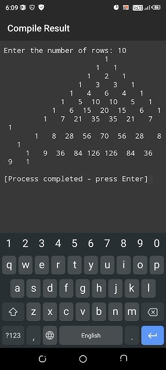 C Program To Print Pascals Triangleshort C Program Coding