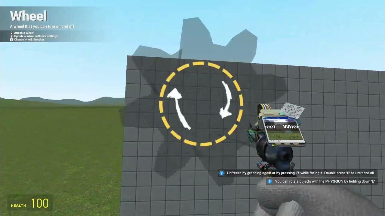 How to make gears in Gmod - Gmod Tutorial - YouTube