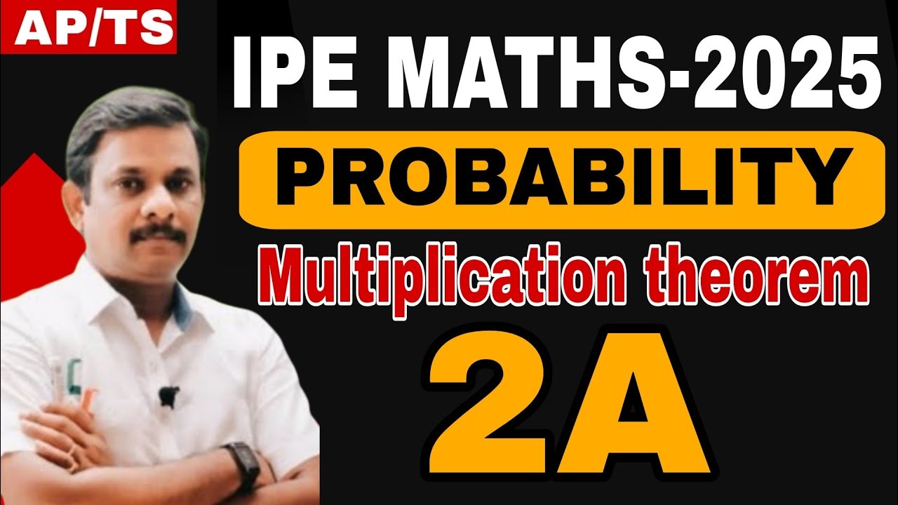 MULTIPLICATION theorem of probability || 7Marks Impartant IPE|| - YouTube