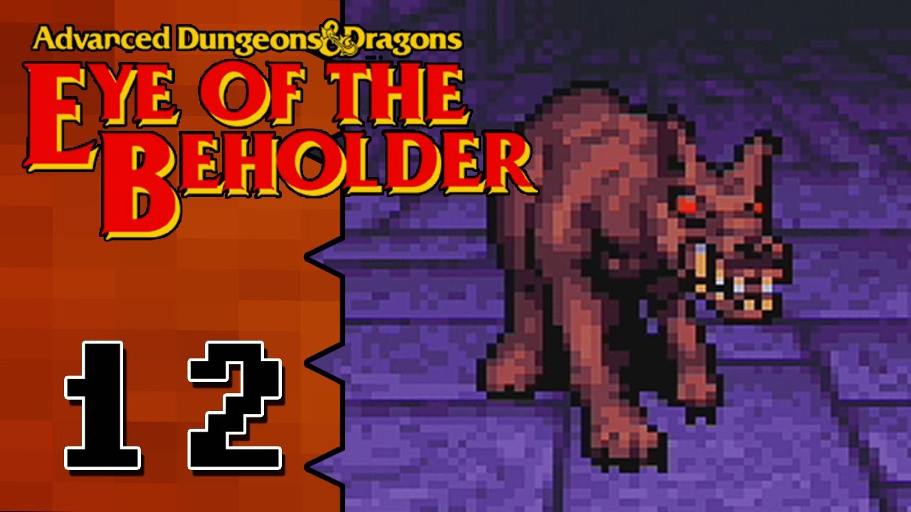 Let's Play Eye of the Beholder (SNES) |12| Hellhounds Abound - YouTube