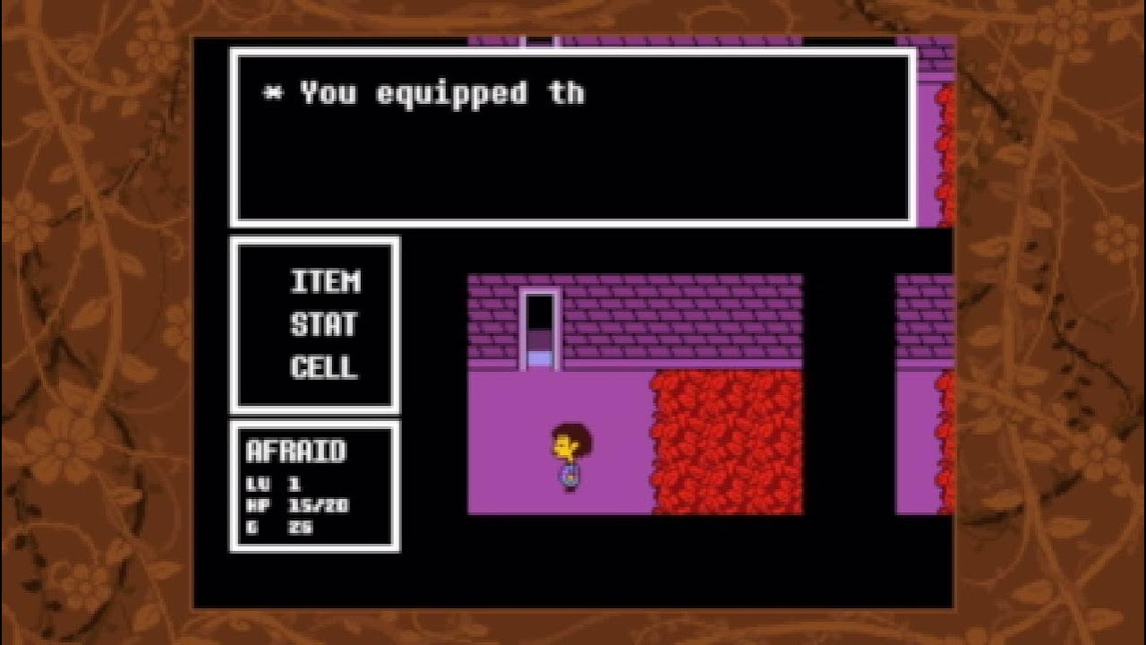 Toriel blocks afraids path- undertale - YouTube