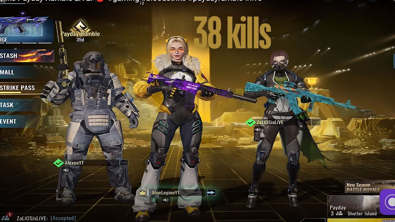 BloodStrike Payday Asia: Top Earner - 38 Kill Streak - YouTube