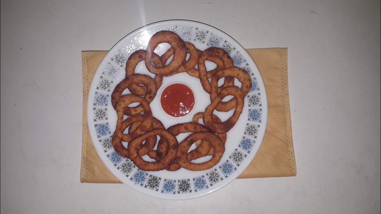 Crispy Potato Ring Chips || Potato Chips II MK Cooking House - YouTube