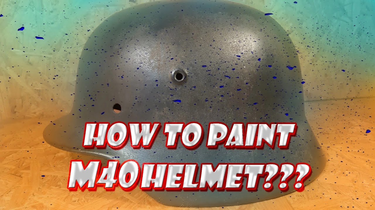 M40 helmet painting - YouTube