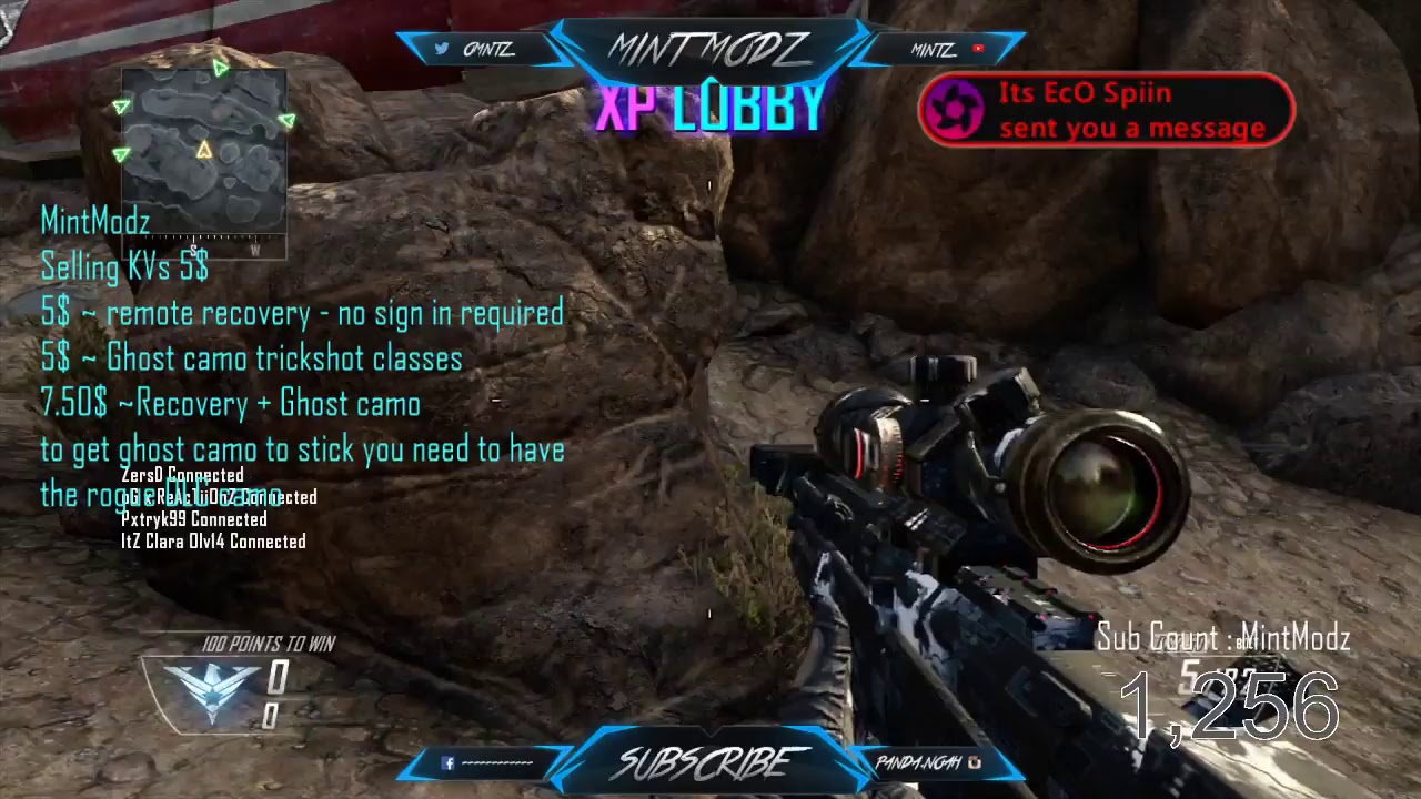 MintModz | BLACK OPS 2: Modded Lobbies on XBOX ONE & 360! XP LOBBY ...