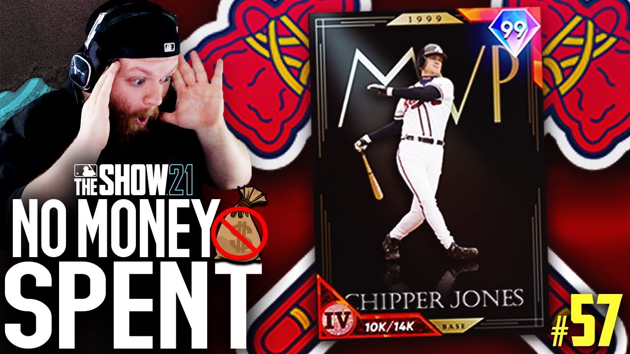 No money spent! Chipper Jones has the sweetest swing in MLB The Show 21 ...
