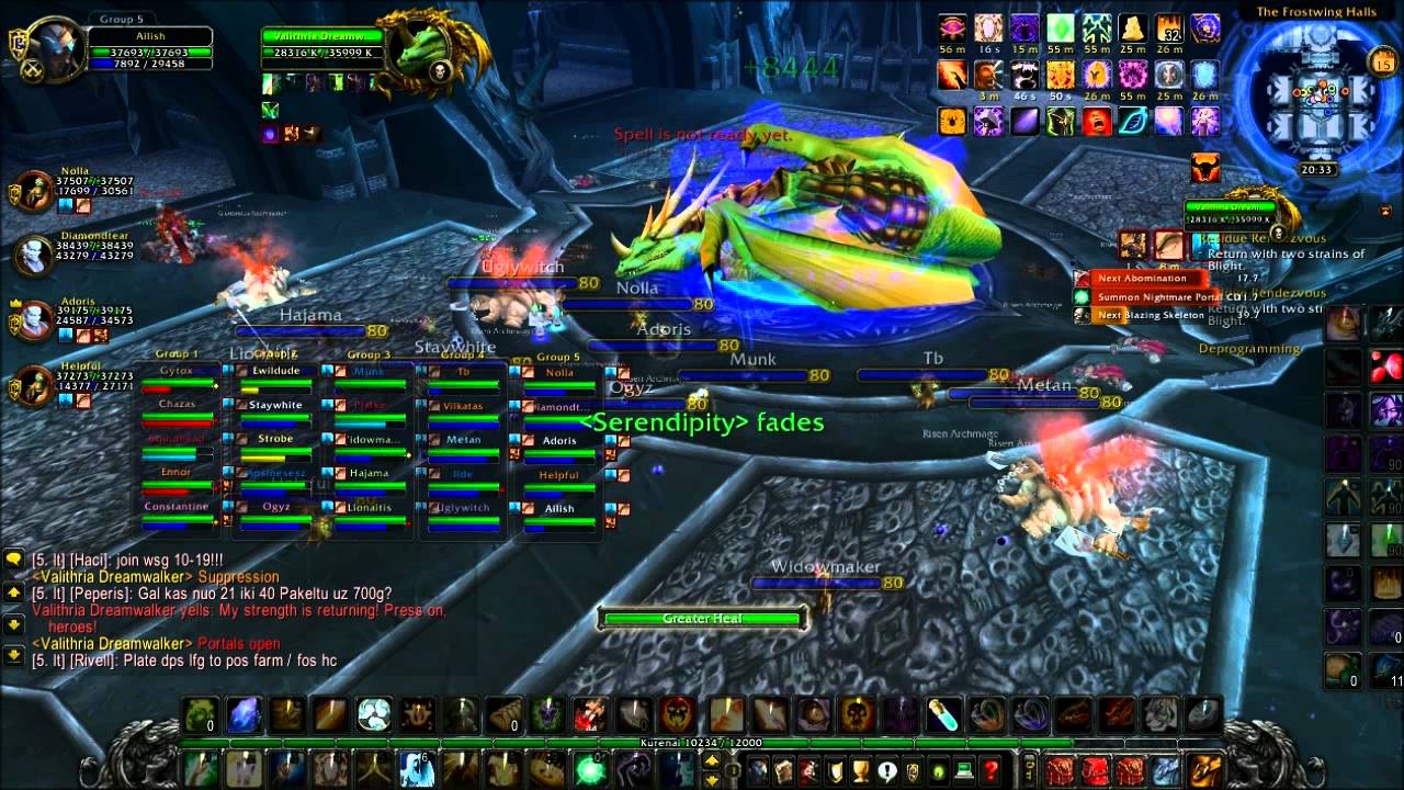 Wrath Of The Gods Vs Valithria Dreamwalker - YouTube