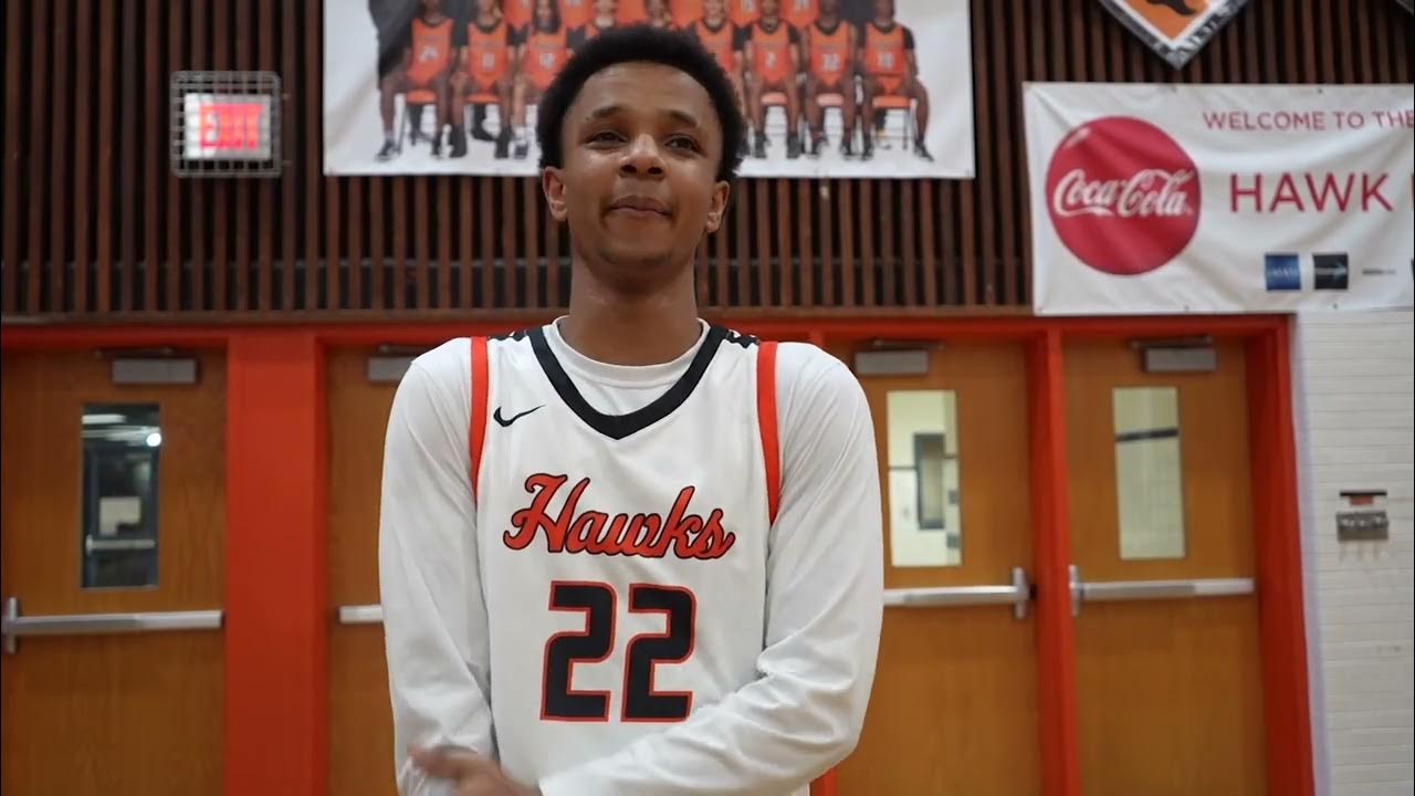 DMV Hoop Session interviews Hayfield's John Awoke - YouTube