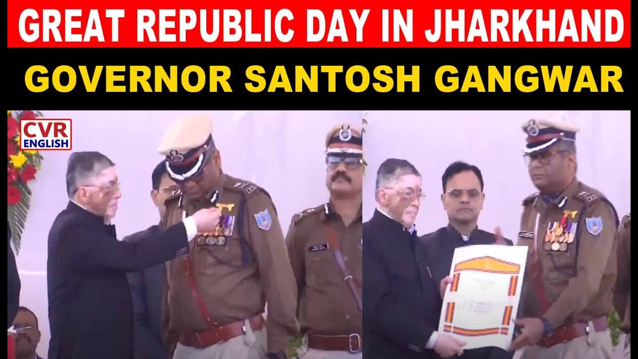 Jharkhand Governor Santosh Gangwar Attended A Grand Display At The ...