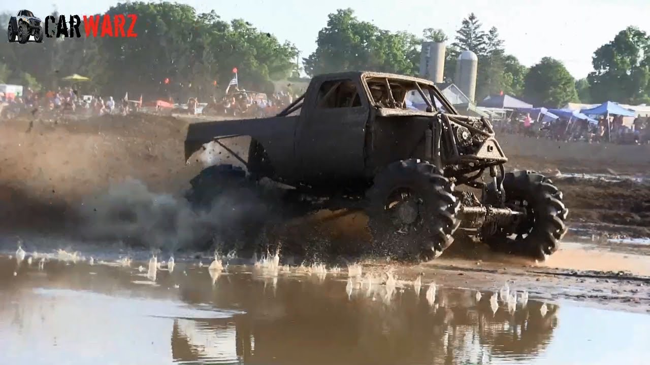 RECKLESS MEGA TRUCK COMPLETE RUN AT MID MICHIGAN MUDFEST - YouTube