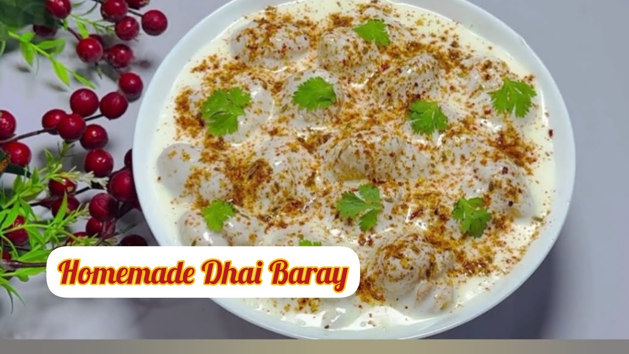 Homemade Dhai baray Recipe | Besan ke dhai baray | Simple & easy ...
