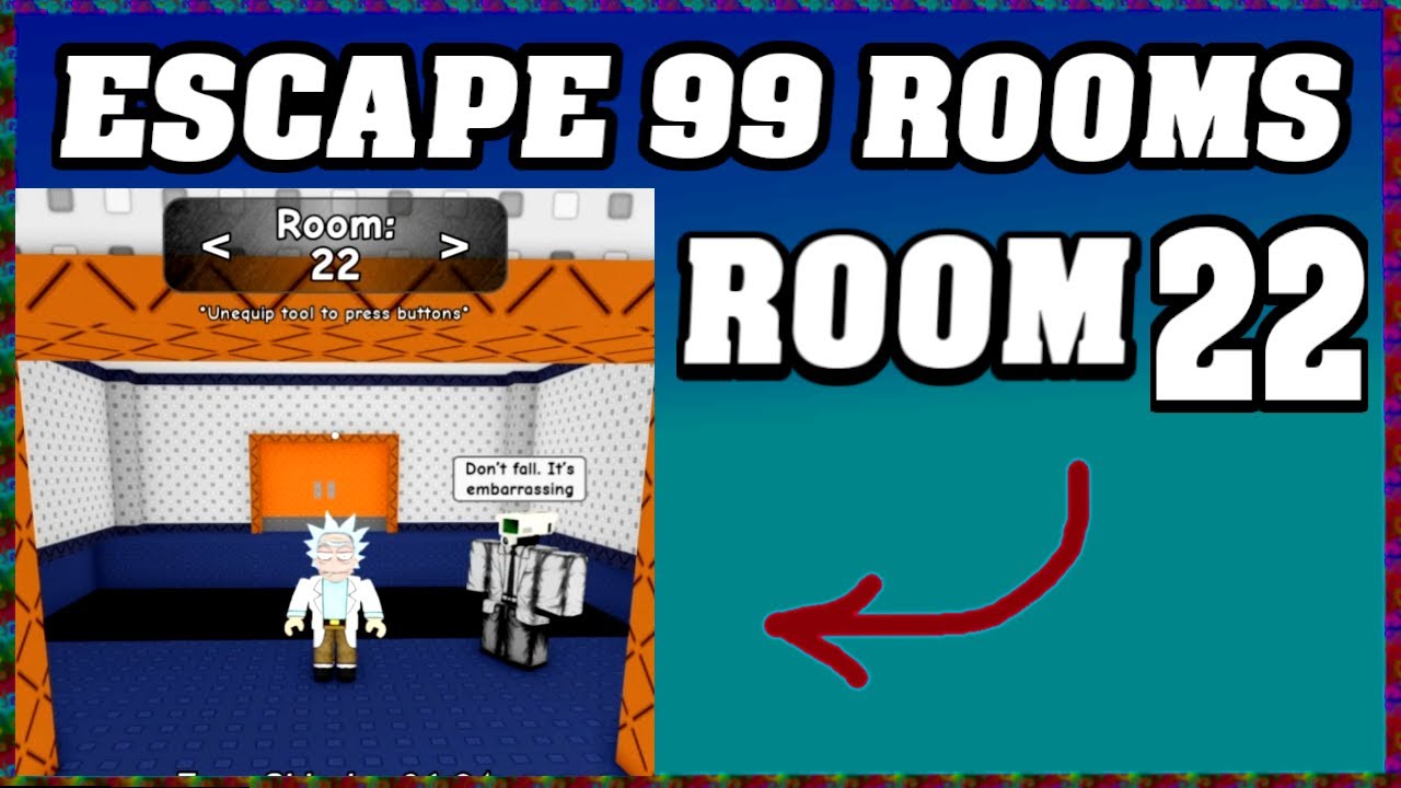 ROOM 22 ESCAPE 99 ROOMS Roblox Walkthrough [Full Guide English] 🗝️ ...