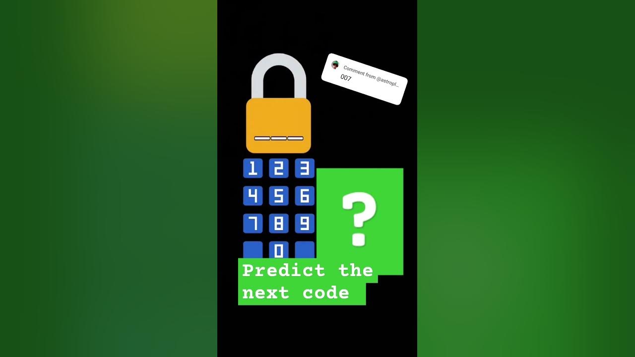 Predict The Next Code #code #puzzle #puzzlesolving - YouTube