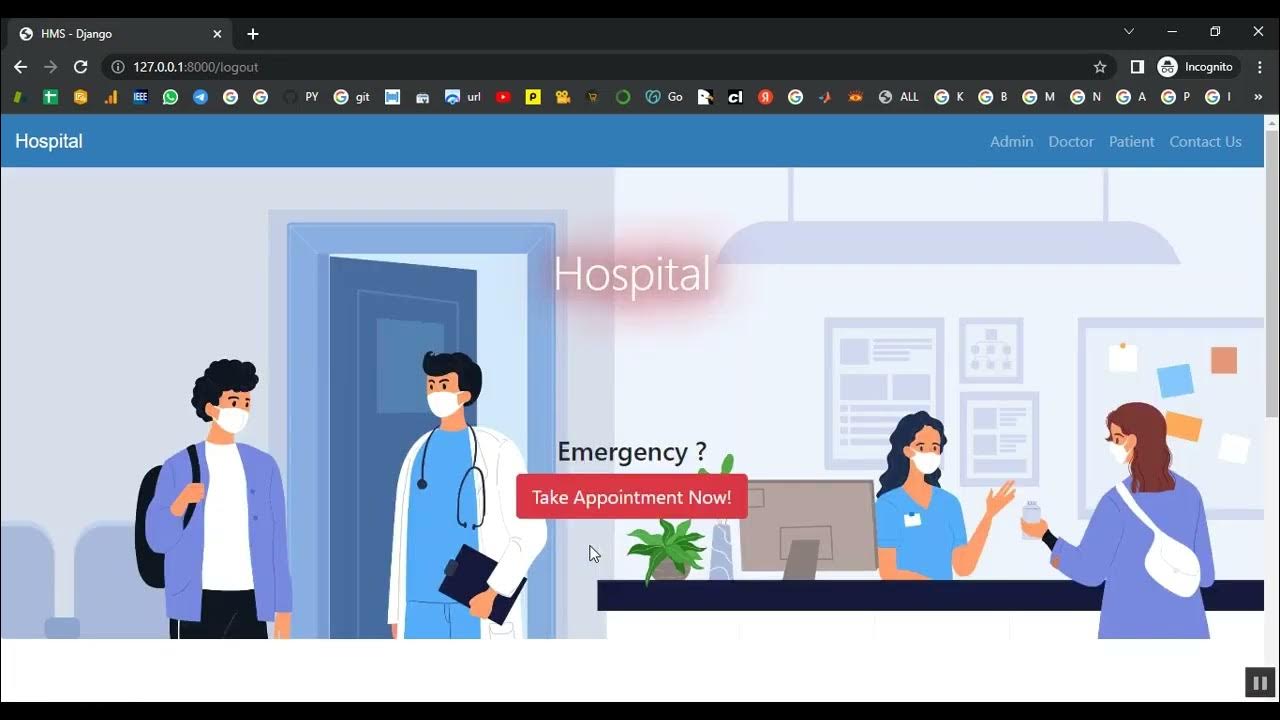 Patient Appointment Doctor Allocation System in Python Django - YouTube