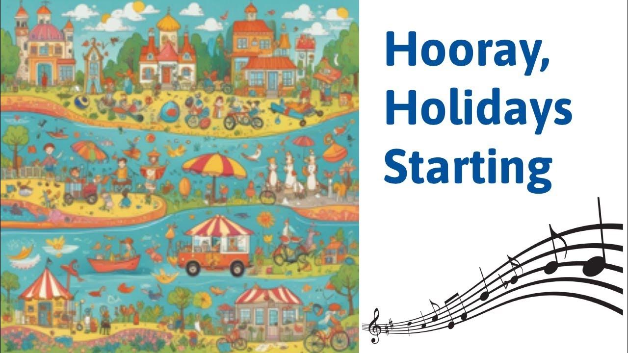 Hooray, Holidays Starting | Children's song | Dance Reggae | myTV KIDS ...