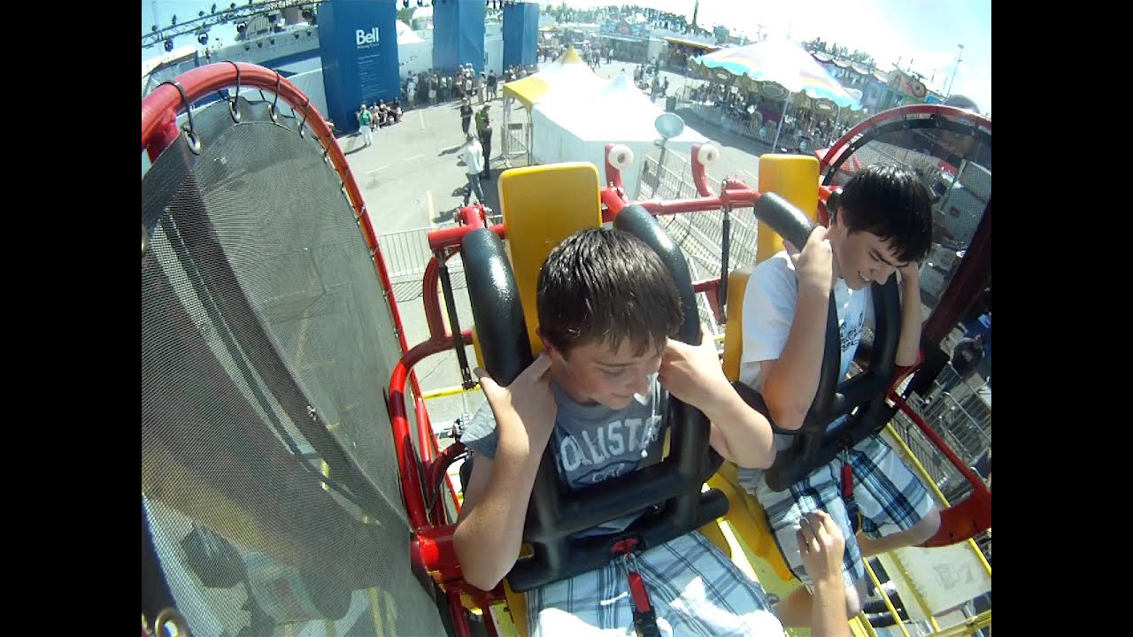 the skyscraper at the calgary stampede (part 2) POV, HD - YouTube