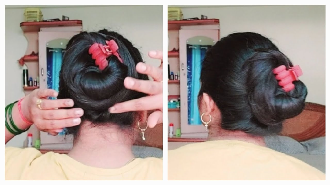 Daily use 🌺 Quick Easy Juda Hairstyle/Simple Juda Hairstyle For Long ...