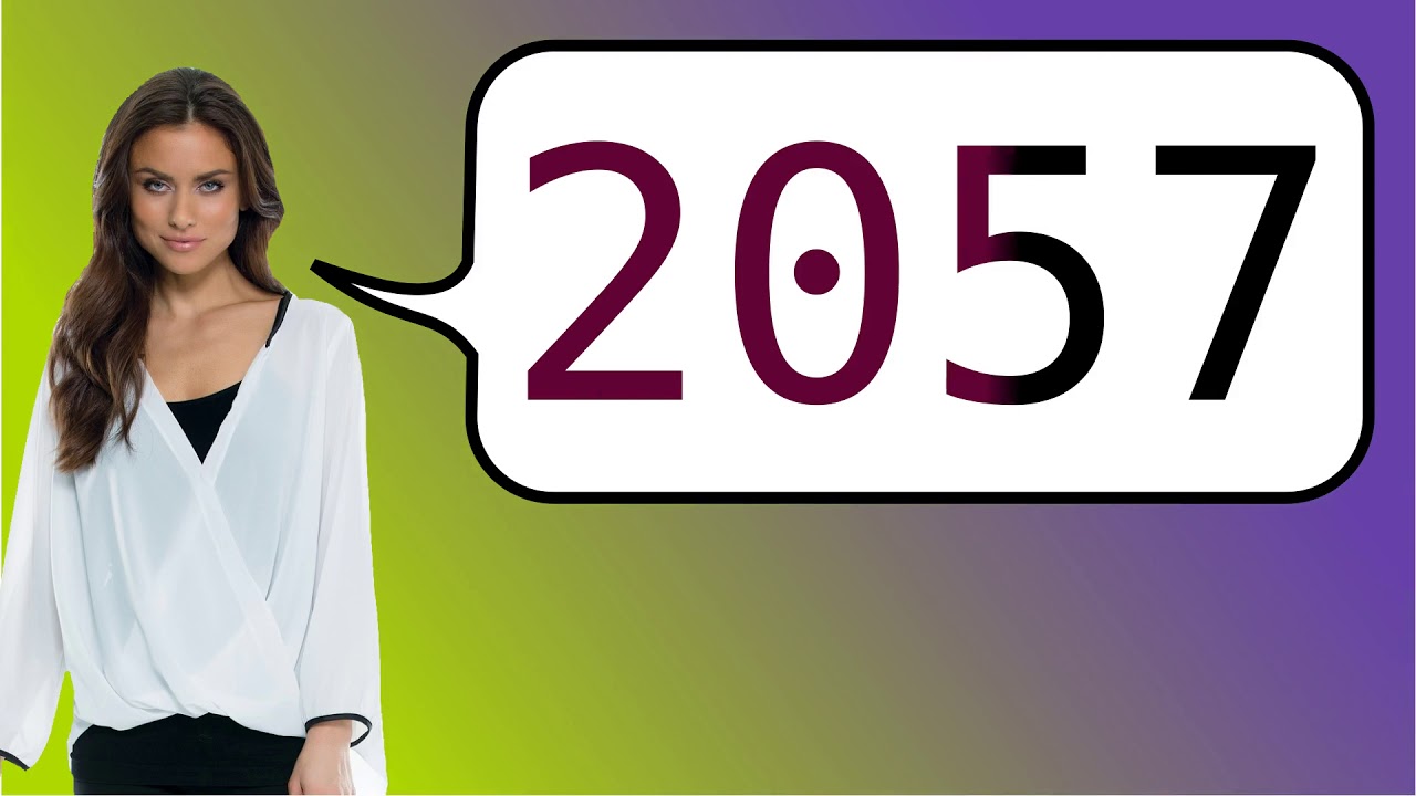 How to say '2057' in French? - YouTube