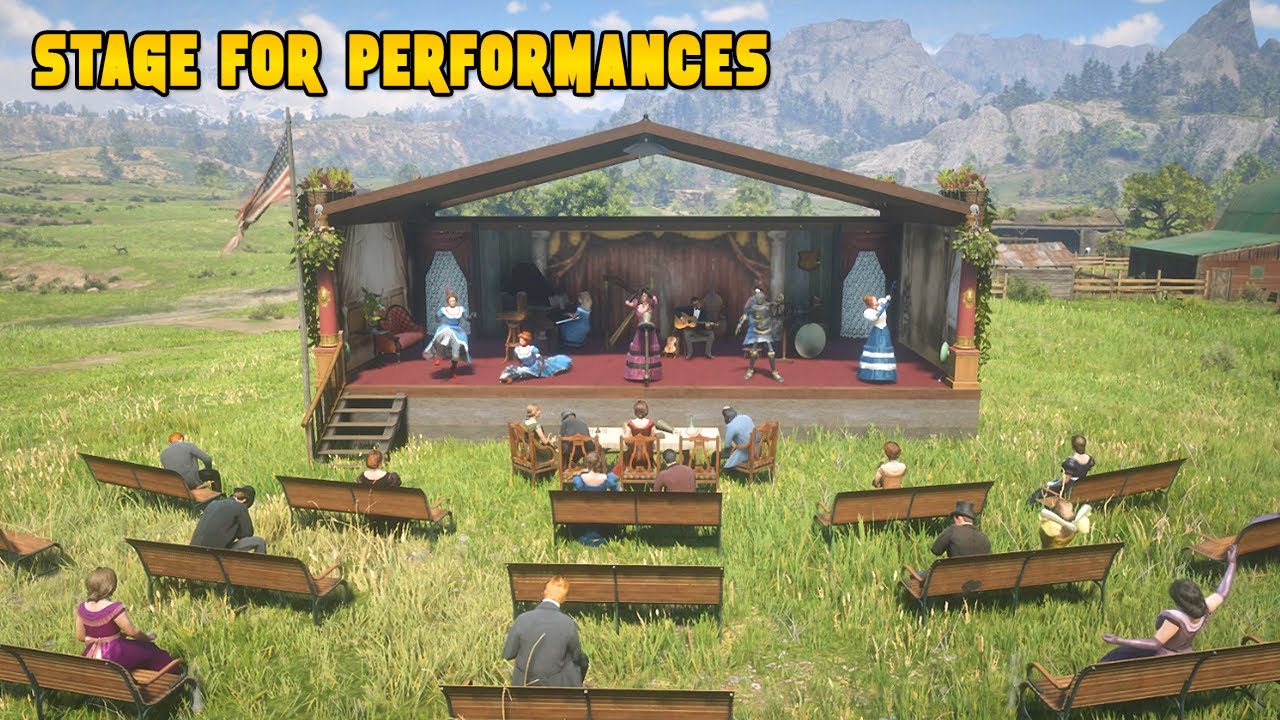 RDR2 | Stage for performances | REDM YMAP - YouTube
