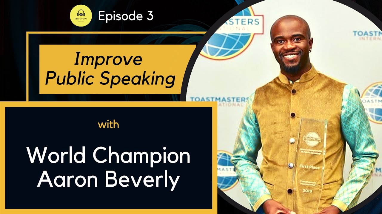 How to Improve Public Speaking ft. World Champion Aaron Beverly ...