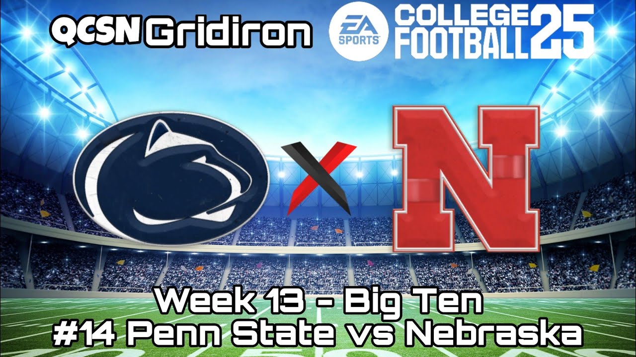 Season 1 Week 13: Penn State vs Nebraska | EA Sports College Football ...