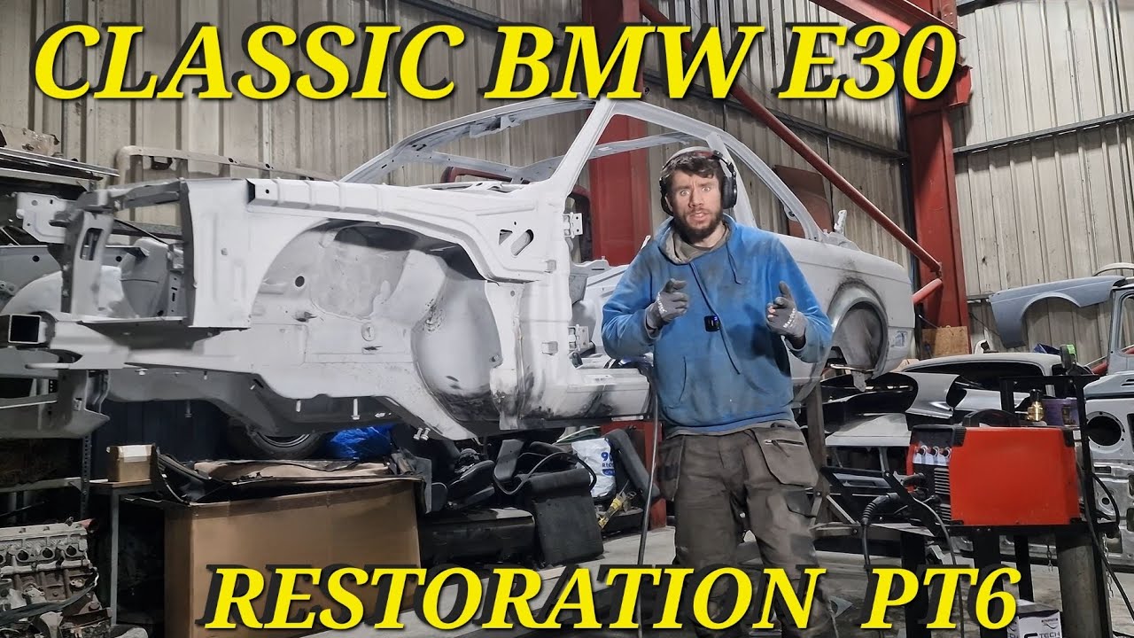 Restoring A Classic BMW E30 Baur - The Rusty Bulkhead & Scuttle - YouTube